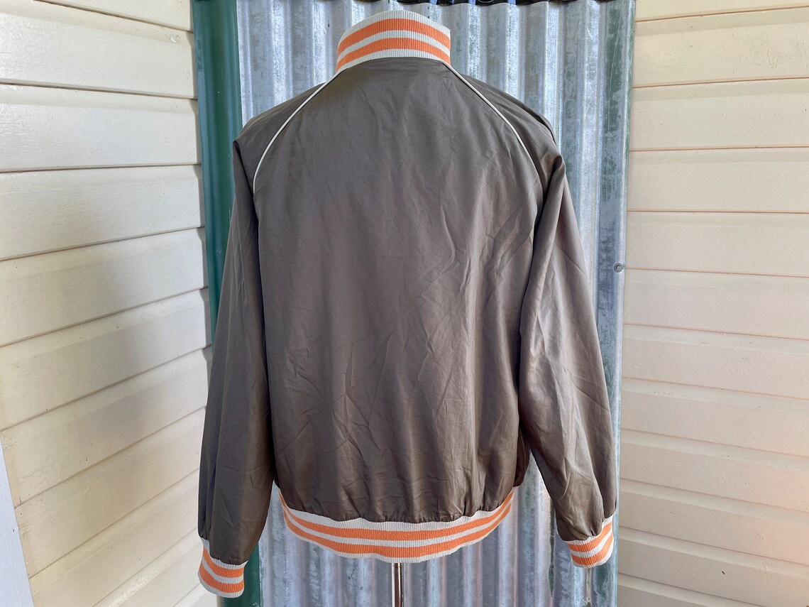 1990's Vintage Kaepa Bomber Jacket Khaki Sz L - OOAK - Etsy UK