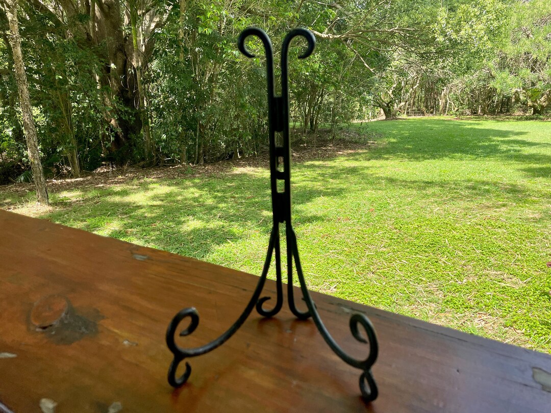 Vintage Iron Stand for Plates Frames Tabletop Metal Easel Home - Etsy