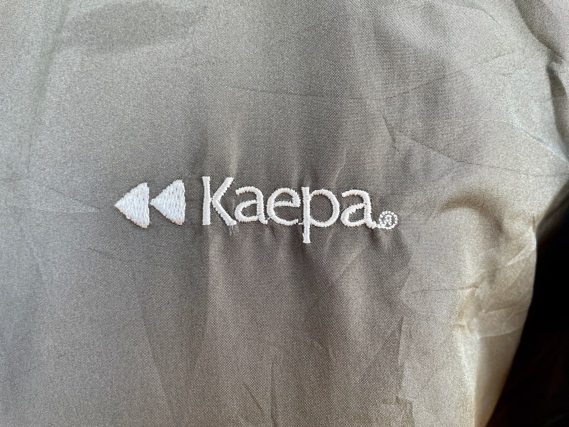 1990's Vintage Kaepa Bomber Jacket Khaki Sz L - OOAK - Etsy UK