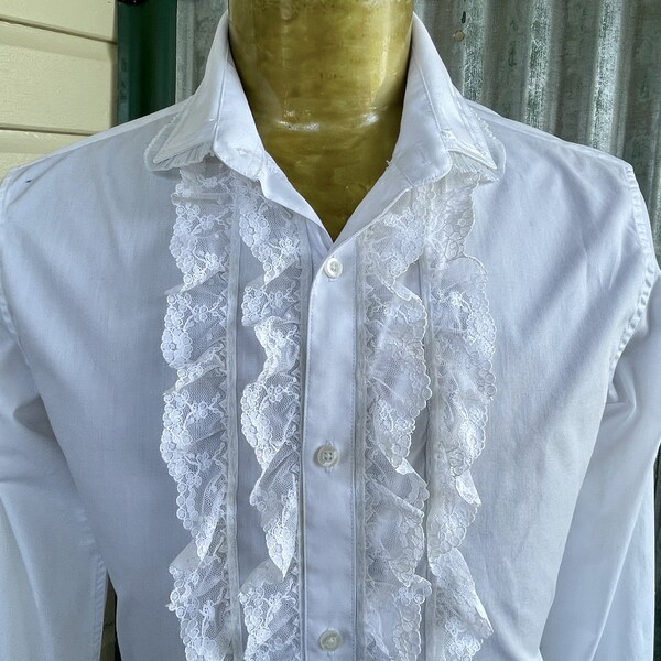 Ruffle Formal Shirt - Etsy
