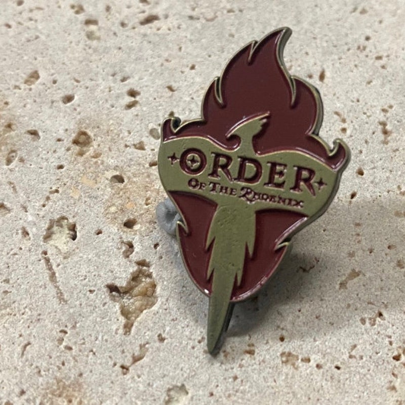 Phoenix Pin - Etsy
