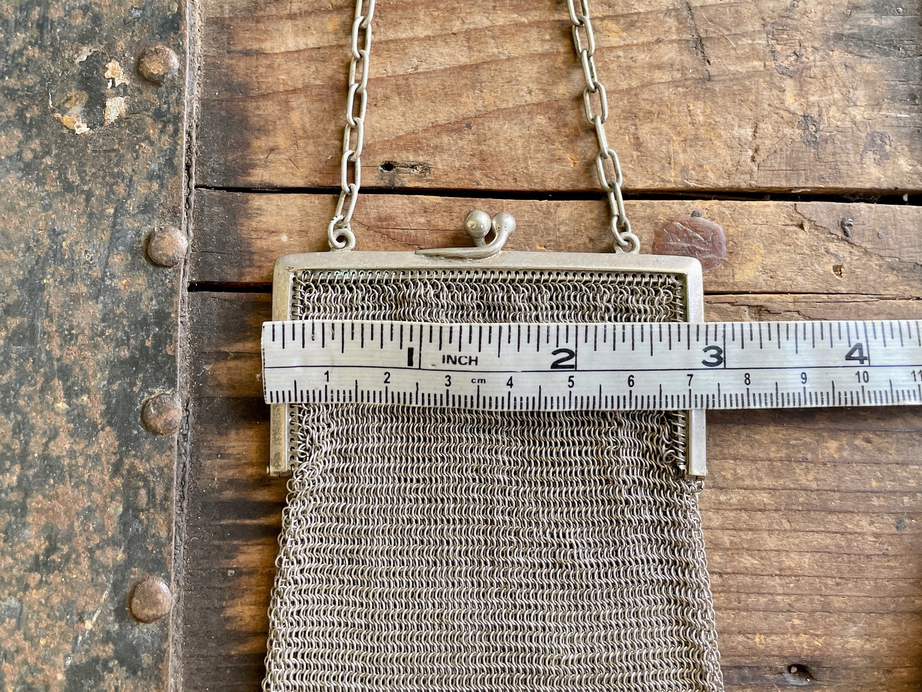Silver Chain Mail Purse Antique 1930's OOAK - Etsy