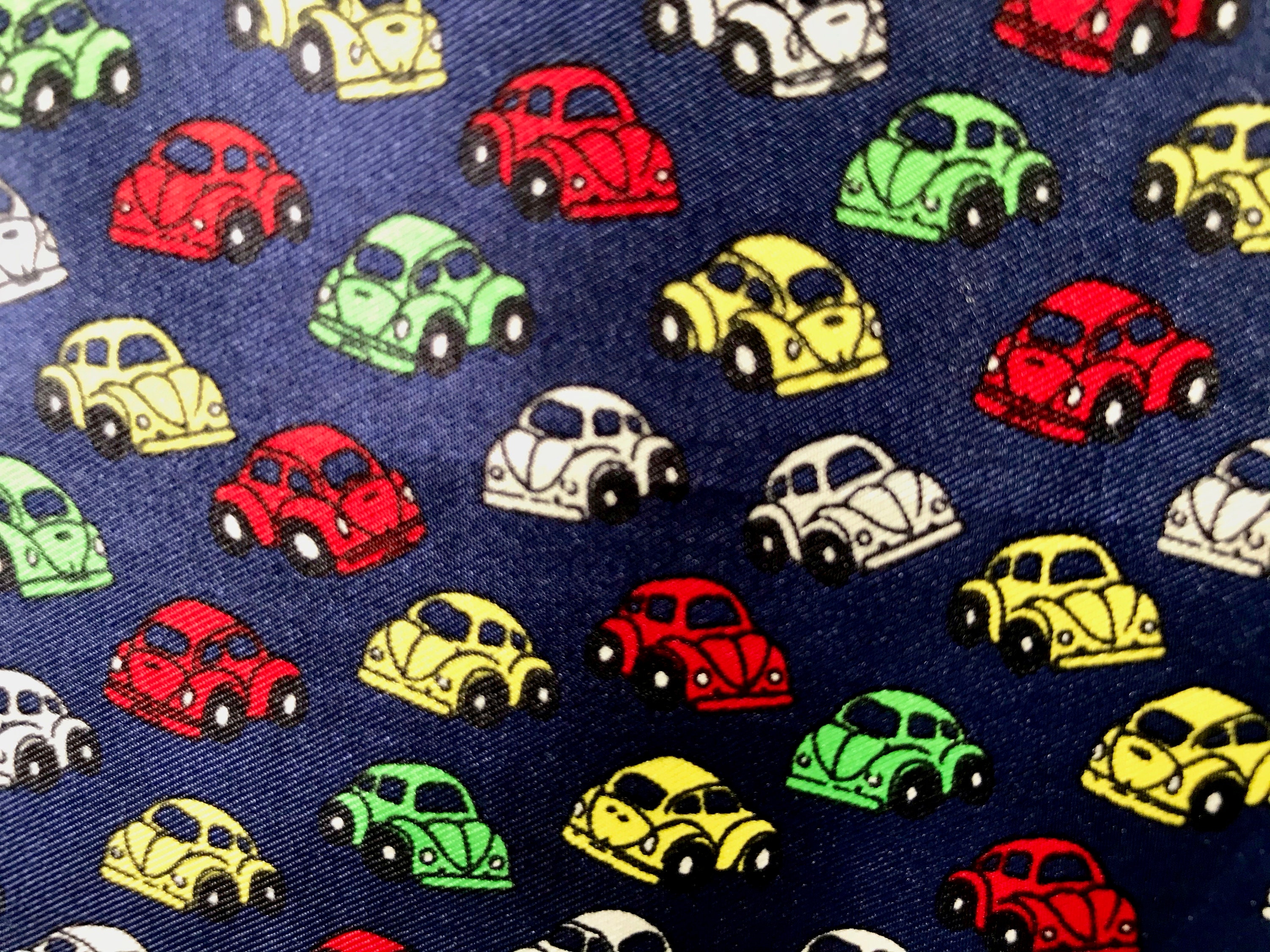 Sale Vintage Silk Scarf Volkswagen Beetle Print Made in Italy - Etsy UK