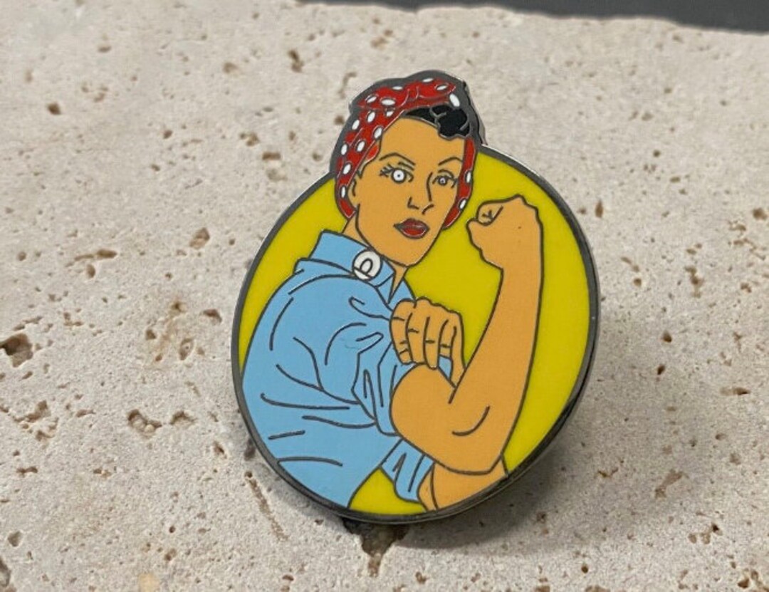 Enamel Pin - Rosie the Riveter - Etsy