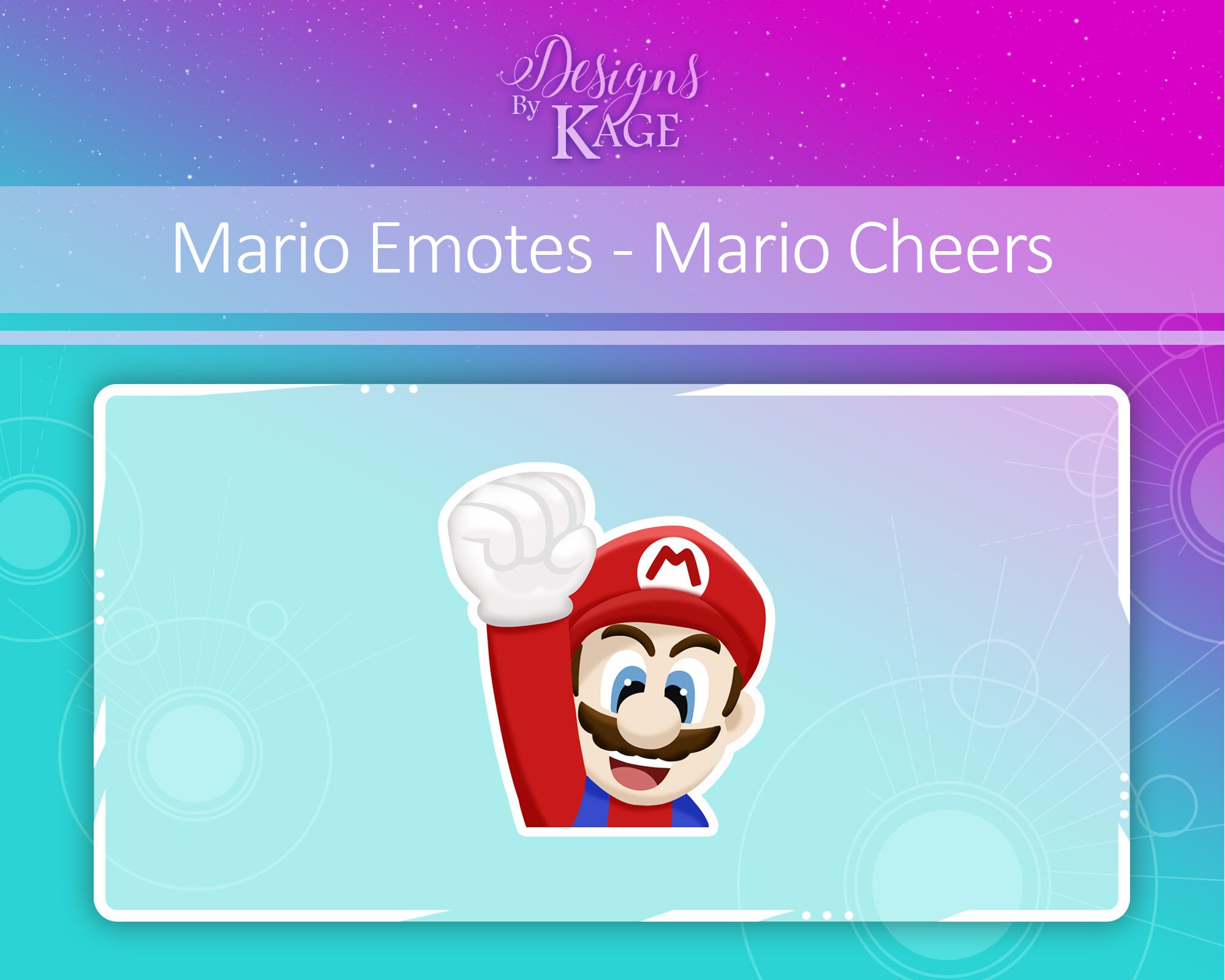 Nintendo Mario Mario Cheer Emote for Twitch and Youtube - Etsy Ireland