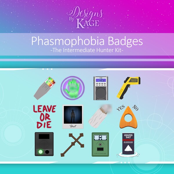 Phasmophobia Badges - Etsy