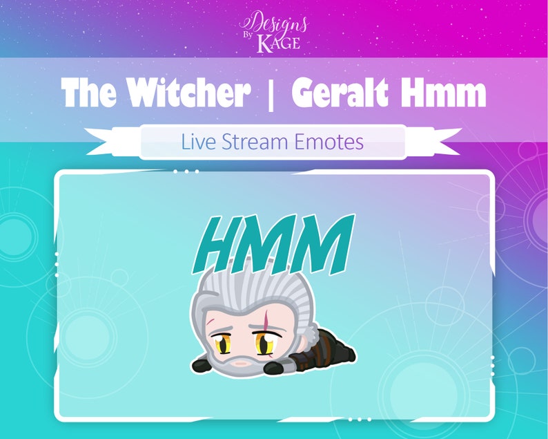 The Witcher Geralt Hmm Stream Emote Twitch Emotes, Discord Emotes ...