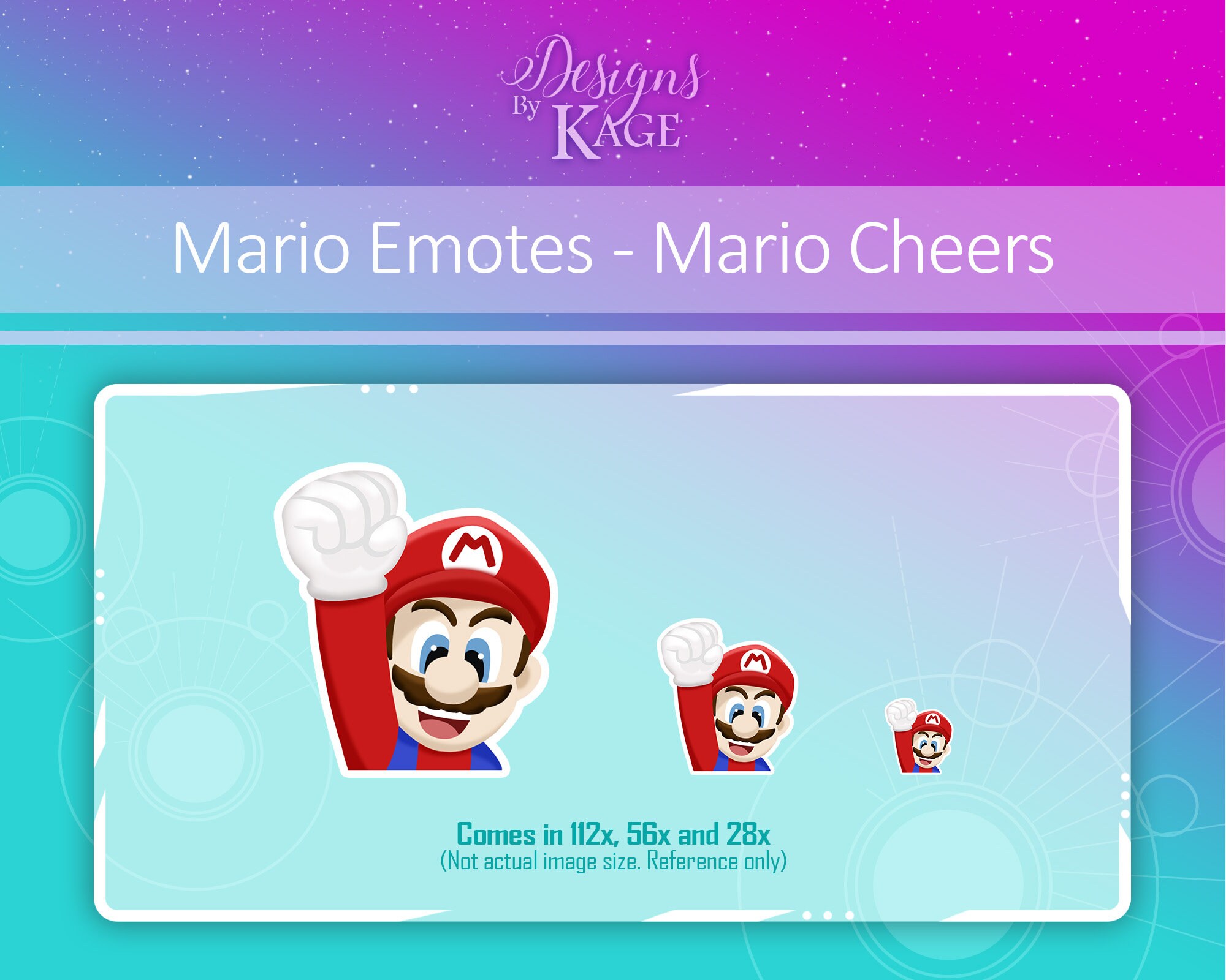 Nintendo Mario Mario Cheer Emote for Twitch and Youtube - Etsy Ireland
