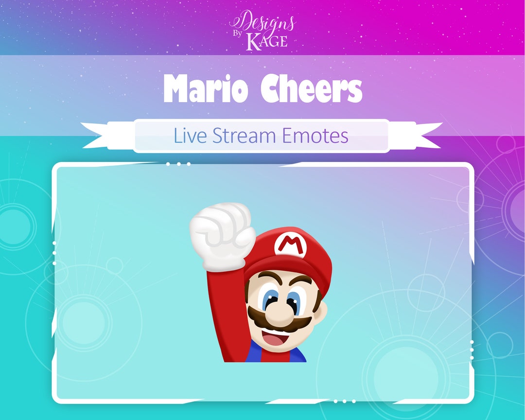 Super Mario Hi Stream Emote Twitch Emotes, Discord Emotes, Youtube ...