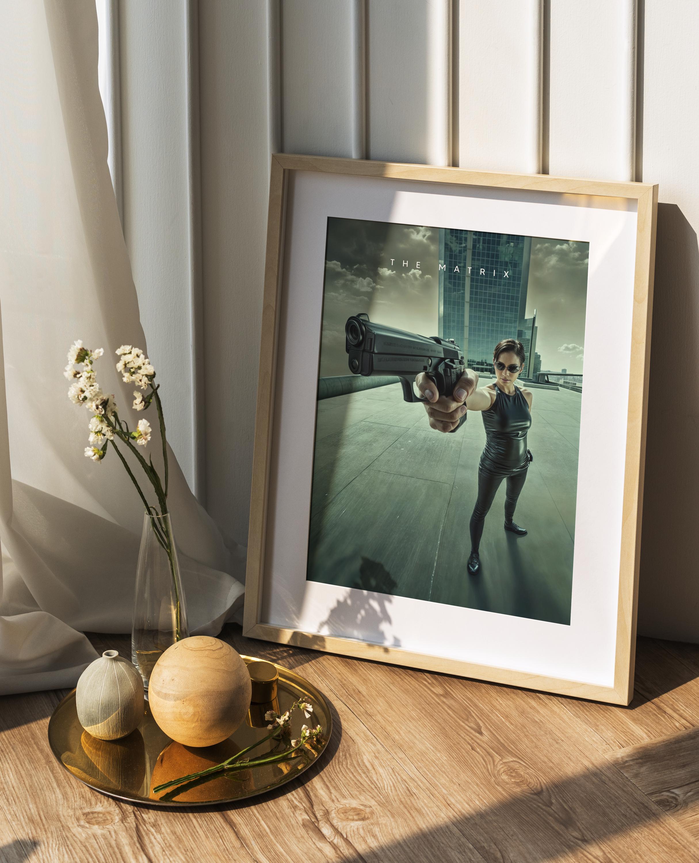 The Matrix Trinity Poster | Sci-fi Cult Movie Print | Geek Wall Art ...