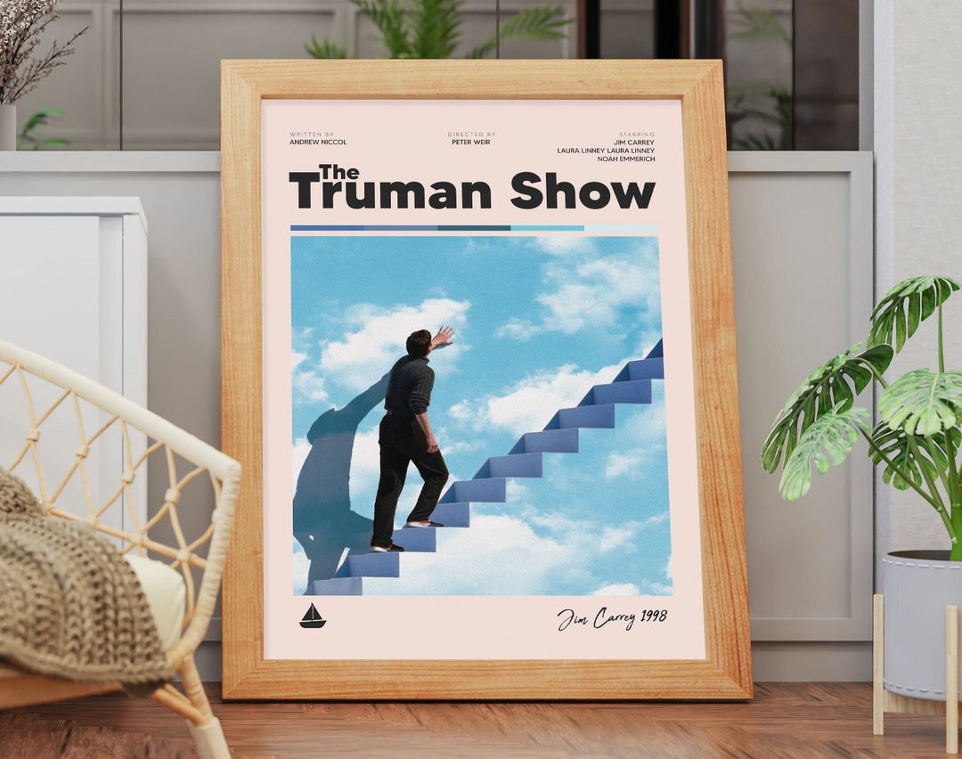 The Truman Show Film Poster Minimalist Classic Cinema JPG Digital File ...