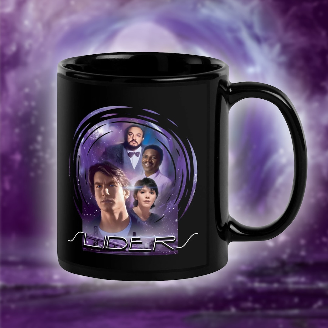 Sliders TV - Parallel Worlds - Black Glossy Mug - Etsy