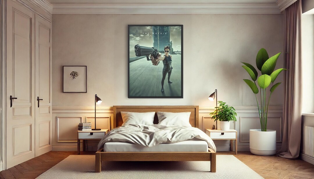 The Matrix Trinity Poster | Sci-fi Cult Movie Print | Geek Wall Art ...