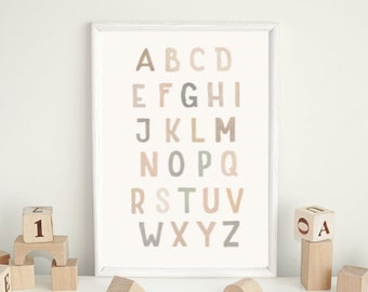 Boho Rainbow Number Posters Classroom Decor Classroom - Etsy