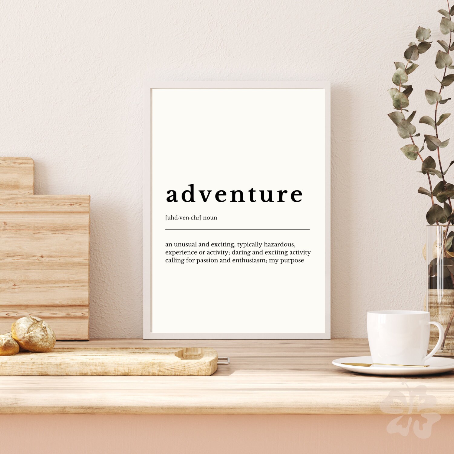 Adventure Definition Sign, Adventure Definition Print, Download ...