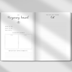 Pregnancy Journal - US, Linen Pregnancy Planner, Pregnancy Diary ...