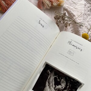Pregnancy Journal - US, Linen Pregnancy Planner, Pregnancy Diary ...