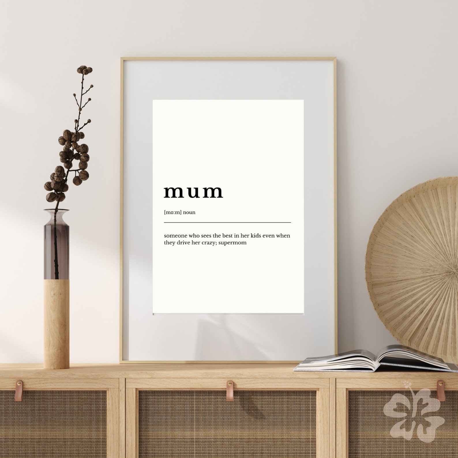 Mum Definition Sign, Mum Definition Print, Download Definition ...