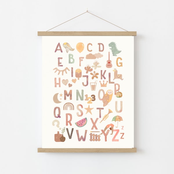 Digital Alphabet - Etsy