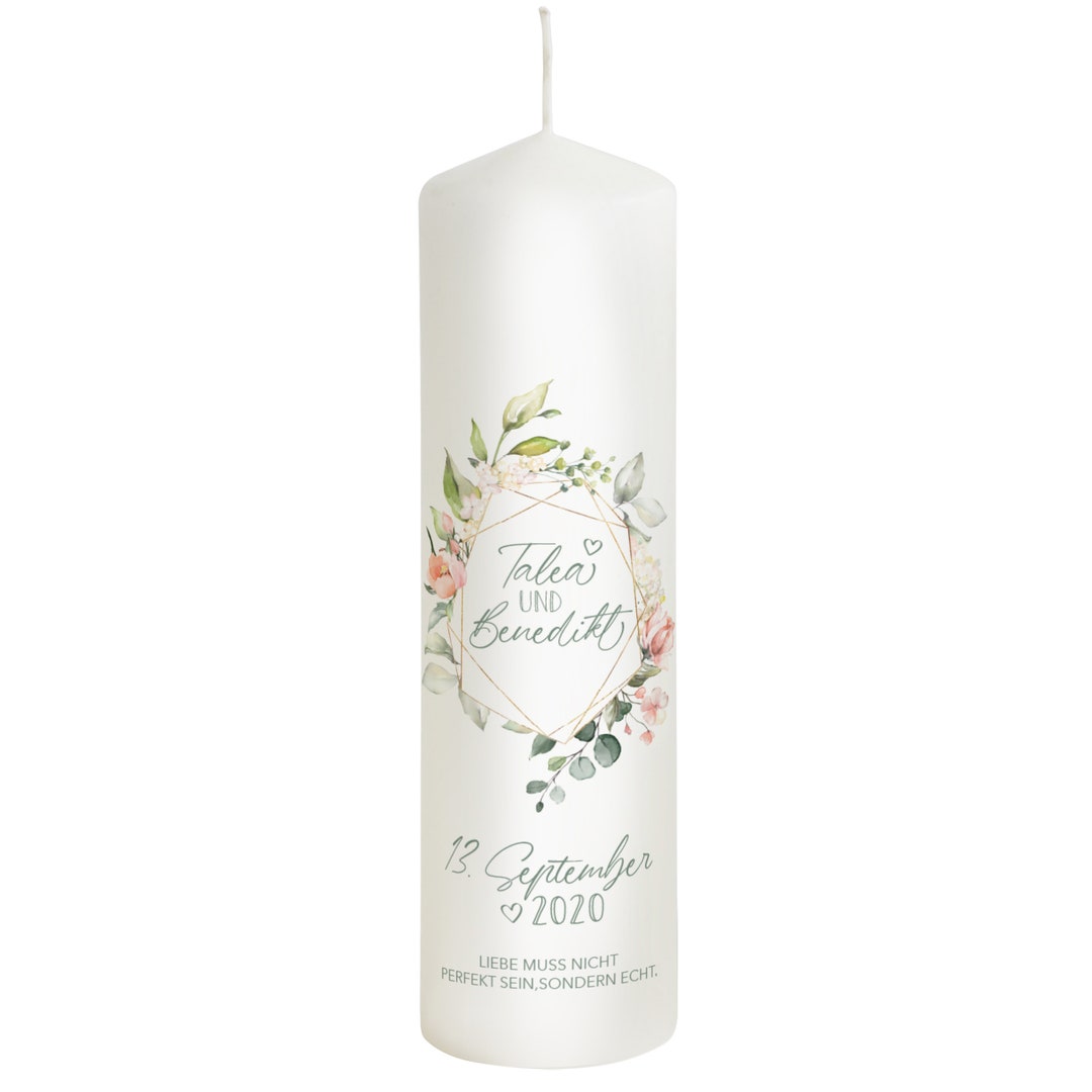 Personalized Wedding Candle real Love Model Wedding Candle Wedding ...