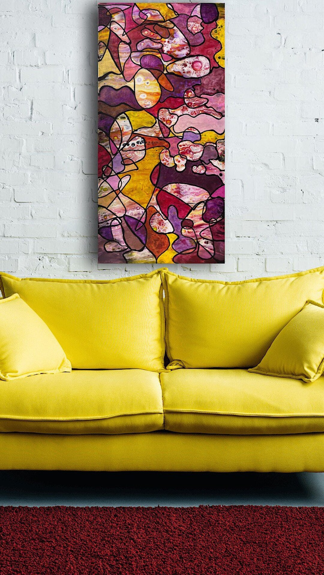 Perseverance” 10x20 Abstract Art - Etsy