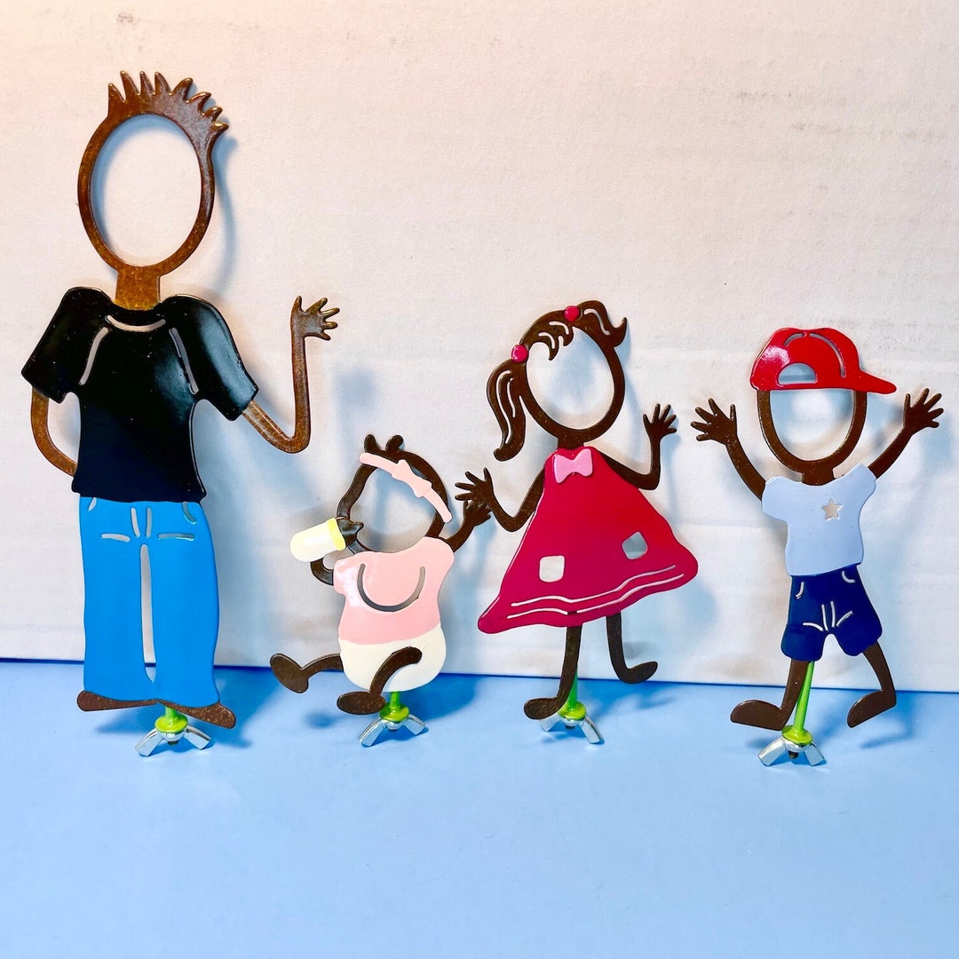 Family Matters Yard Stake Figure, Craft Garden, Home Projects, Novelty ...