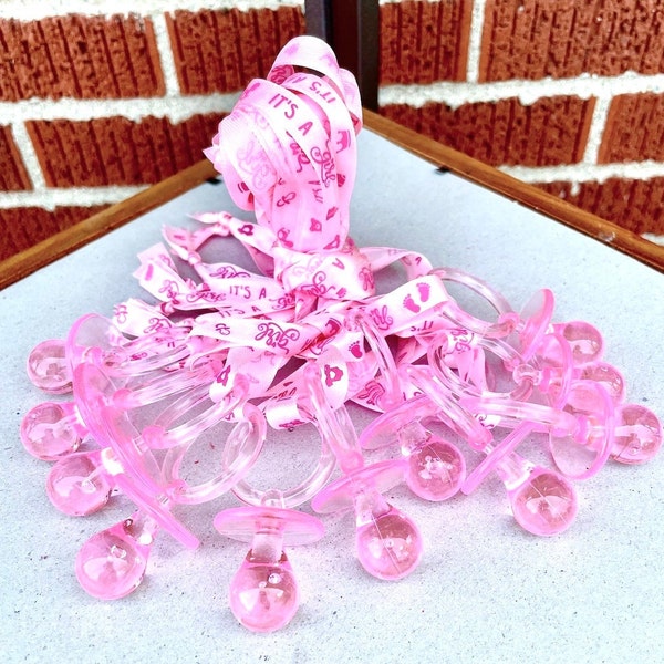 Pink Pacifier - Etsy