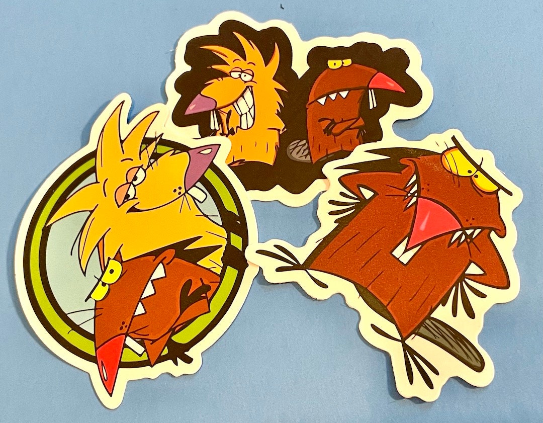 90's Cartoon Character Stickers, Vinyl Decals Laptop Tumblers, Phone ...