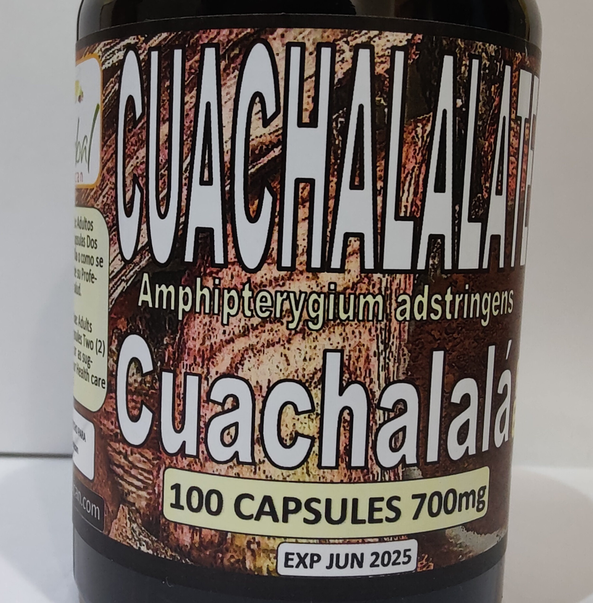 Cuachalalate Bark Seca Palo Cuachinala 100 Capsulas/capsules Organic ...