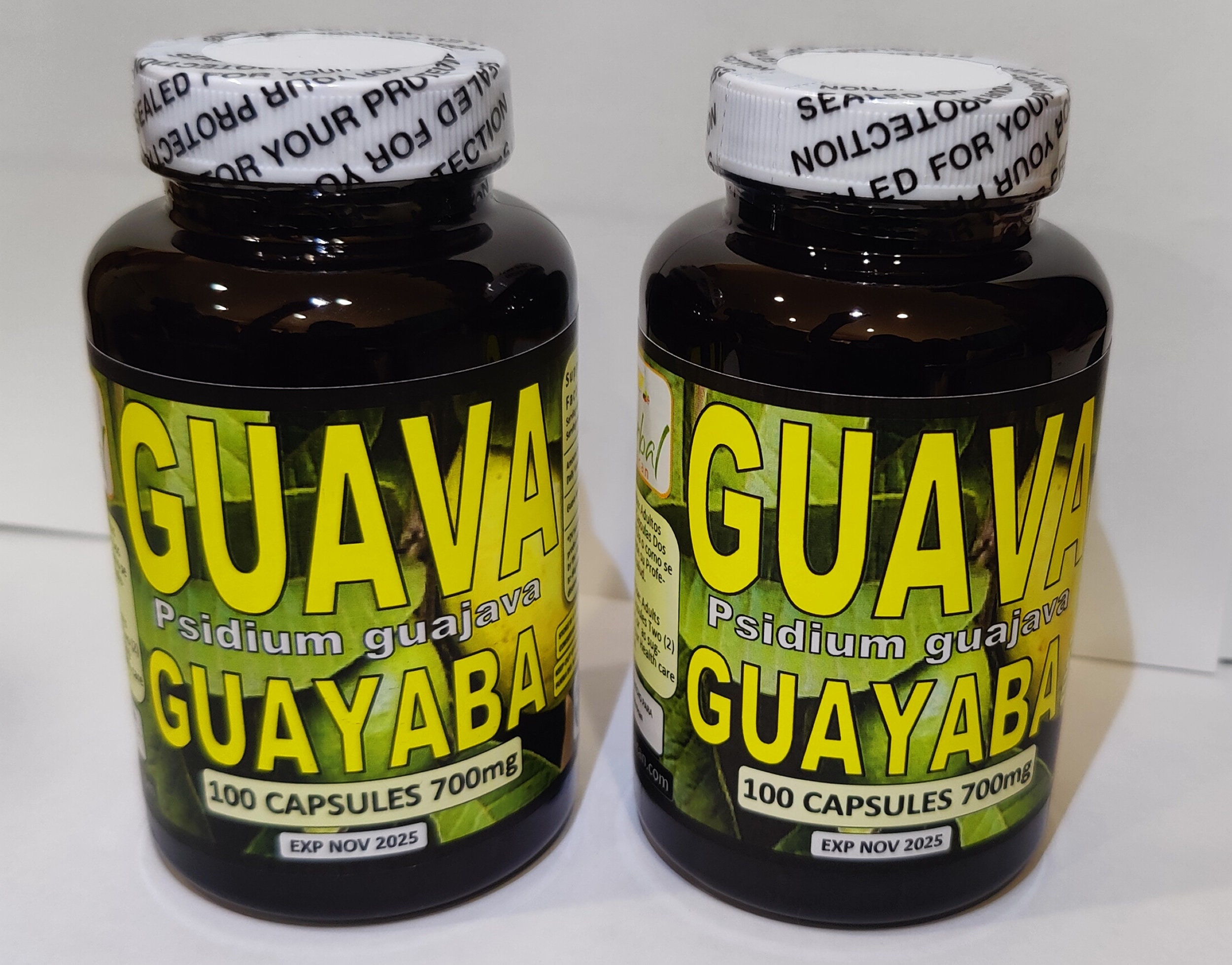 Hojas De Guayaba 100 Capsulas,mexican Guava Leaves Capsules,organic ...