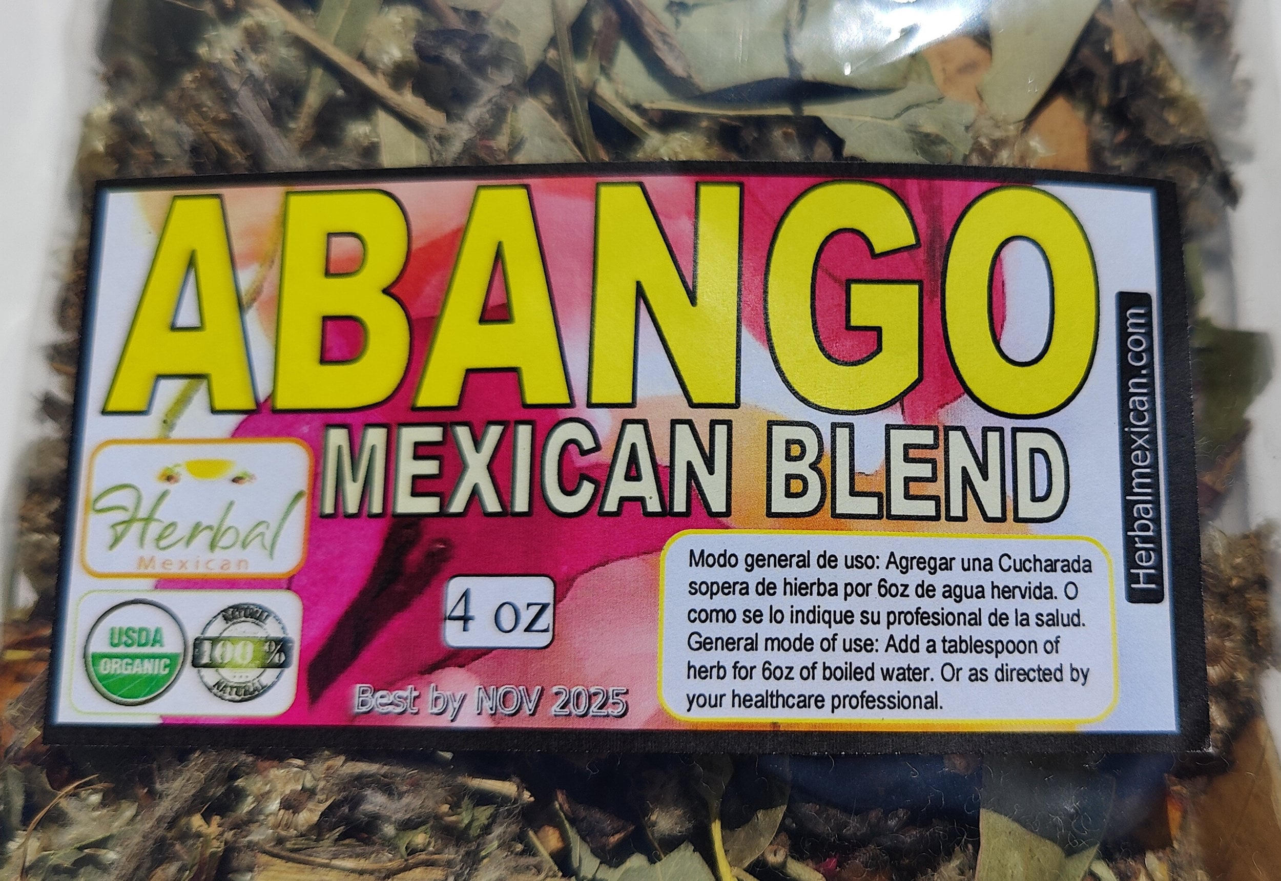 Abango 4oz, Abango Te/tea,tizana De Abango 113g - Etsy