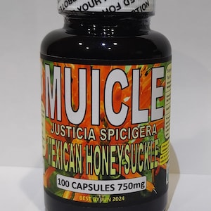Muicle Muitle Muycle Mexican Honeysuckle 100 Capsules/capsulas Natural ...