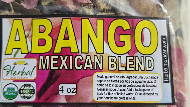 Abango 16 Oz, Abango Te/tea,tizana De Abango Pulmones Y Vias ...