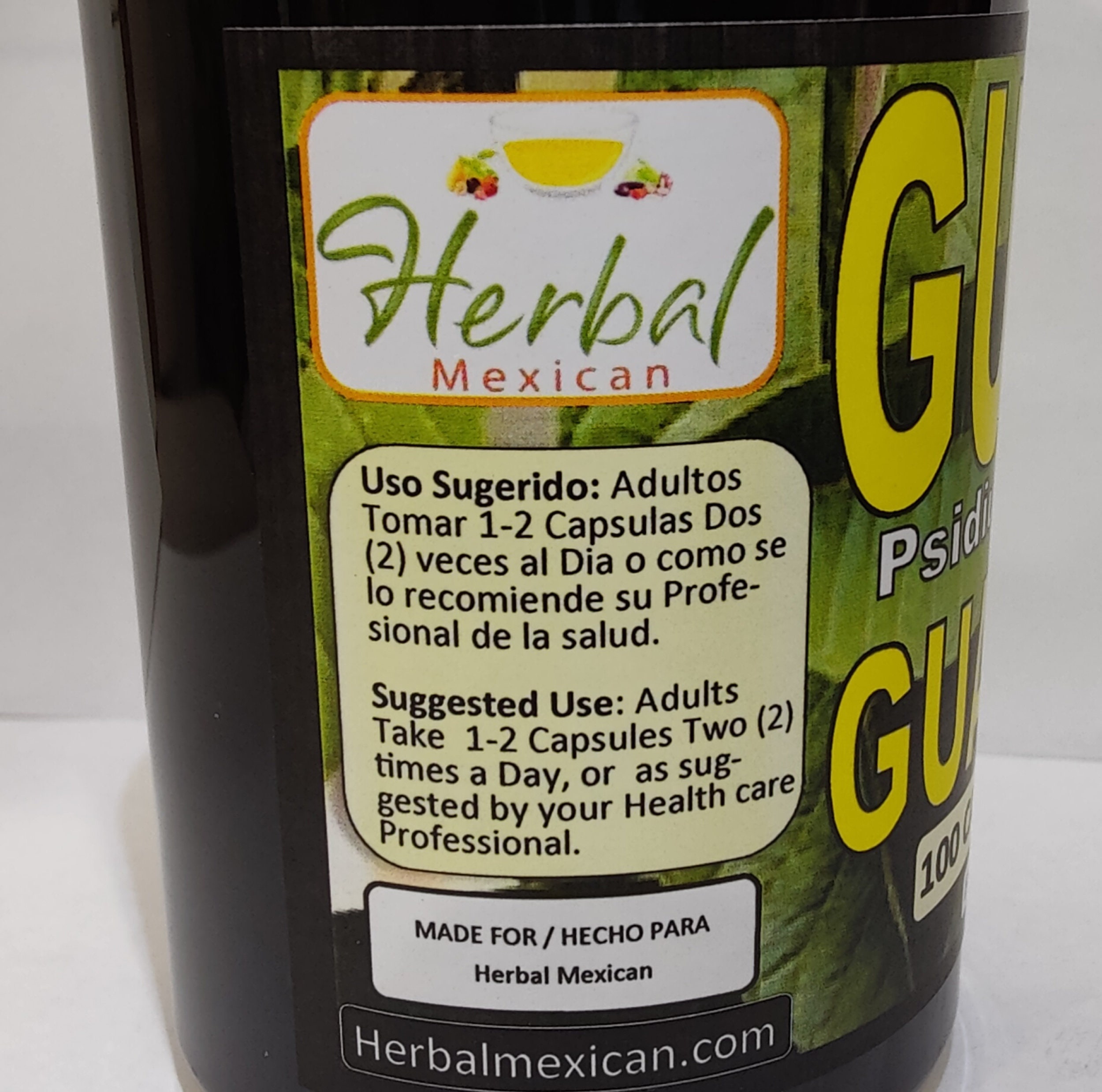 Hojas De Guayaba 100 Capsulas,mexican Guava Leaves Capsules,organic ...