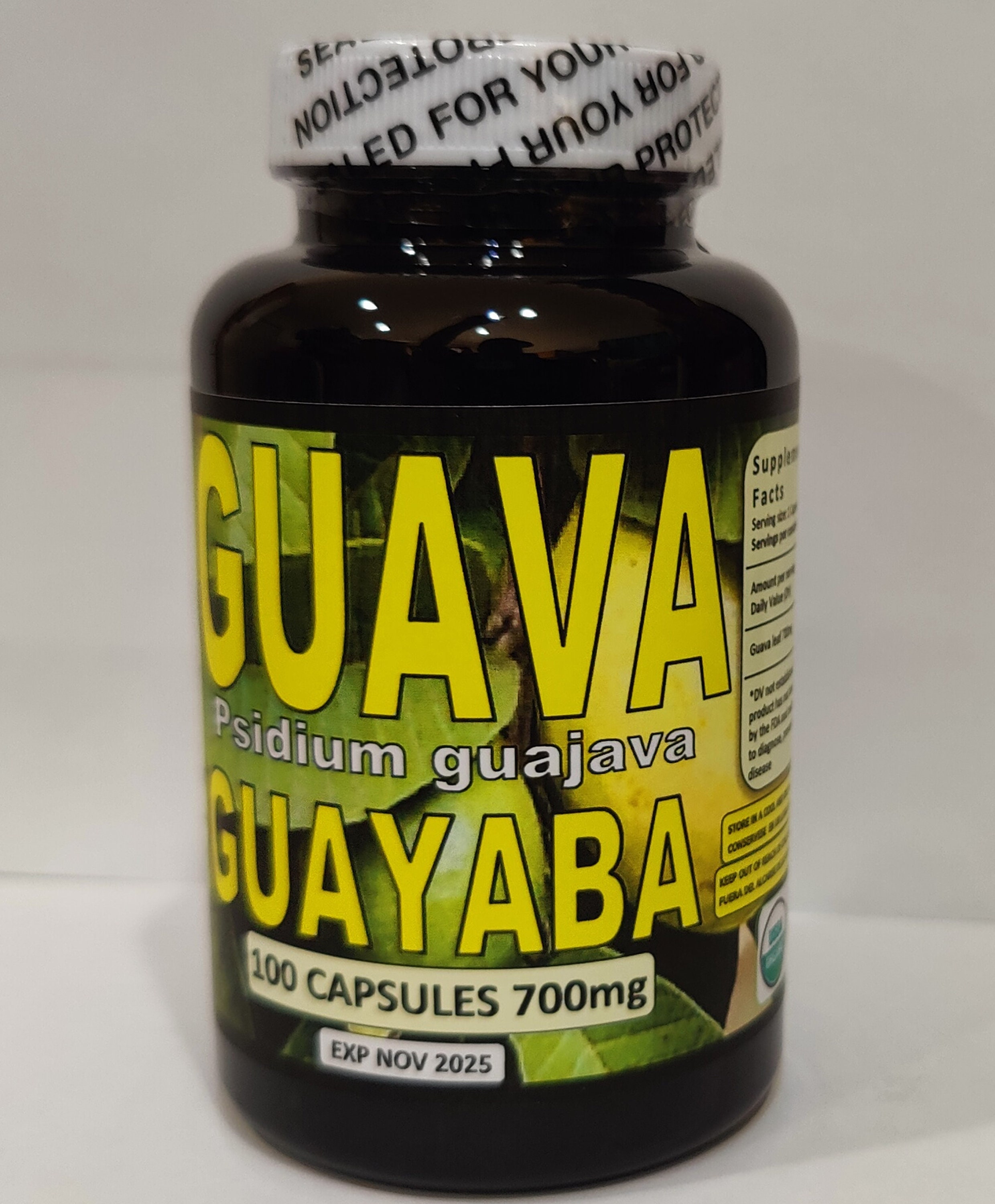 Hojas De Guayaba 100 Capsulas,mexican Guava Leaves Capsules,organic ...