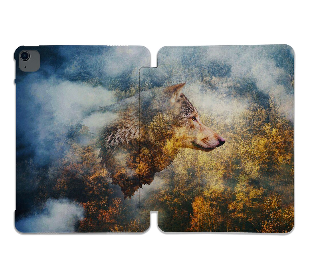 Inspirational Art 2024 iPad Air 11" iPad Pro 13" iPad Air 4 5 10.9 Wolf ...