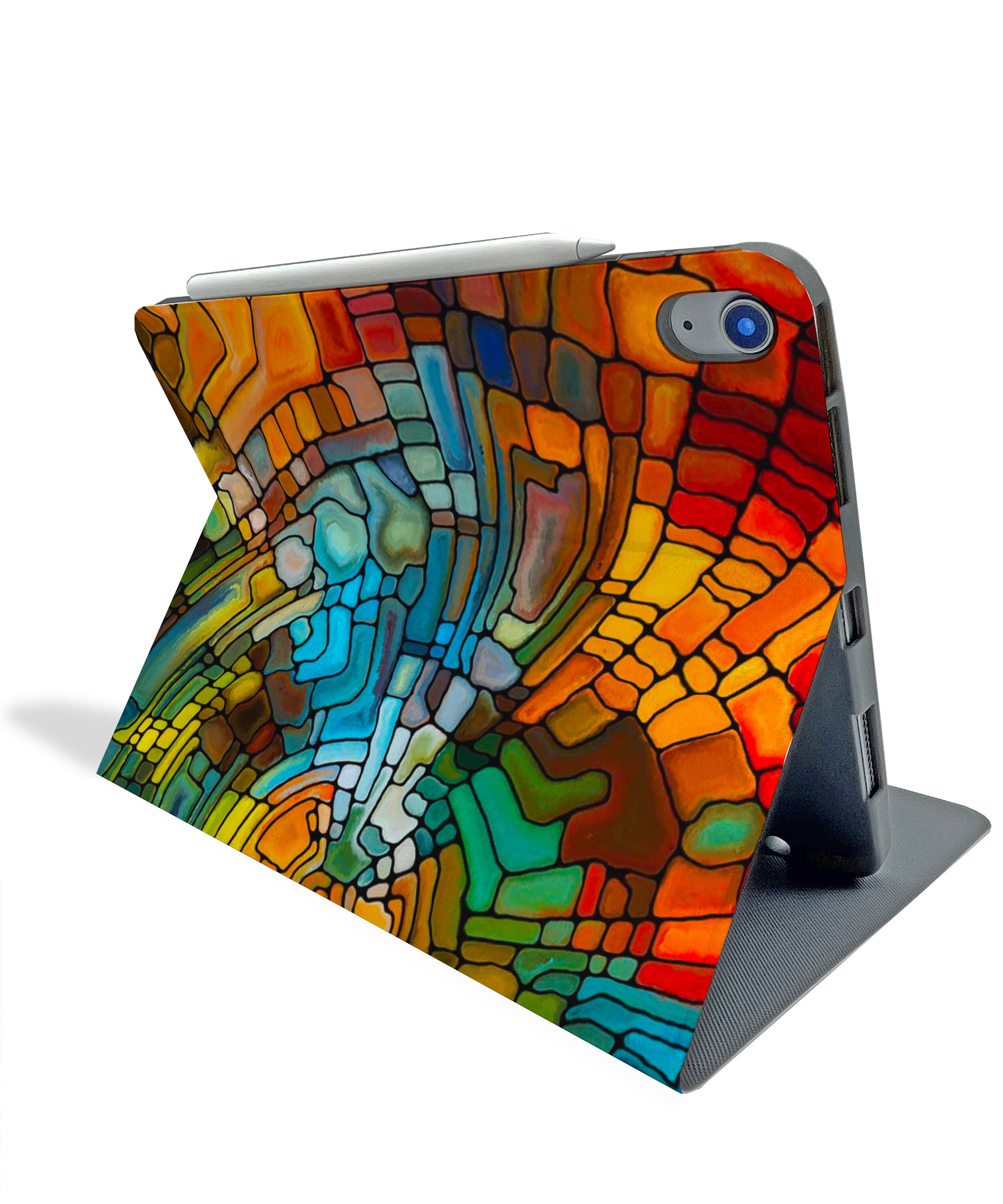 Rainbow iPad 11 7 Gen Mini 2024 iPad Air 11" iPad Pro 13" Pencil Holder ...
