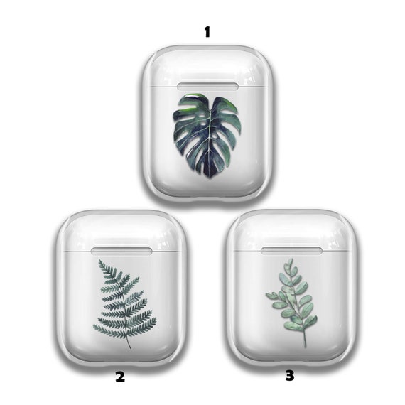 Tropical Plants Airpods 3 Case Clear Air Pods Cover Floral - Etsy