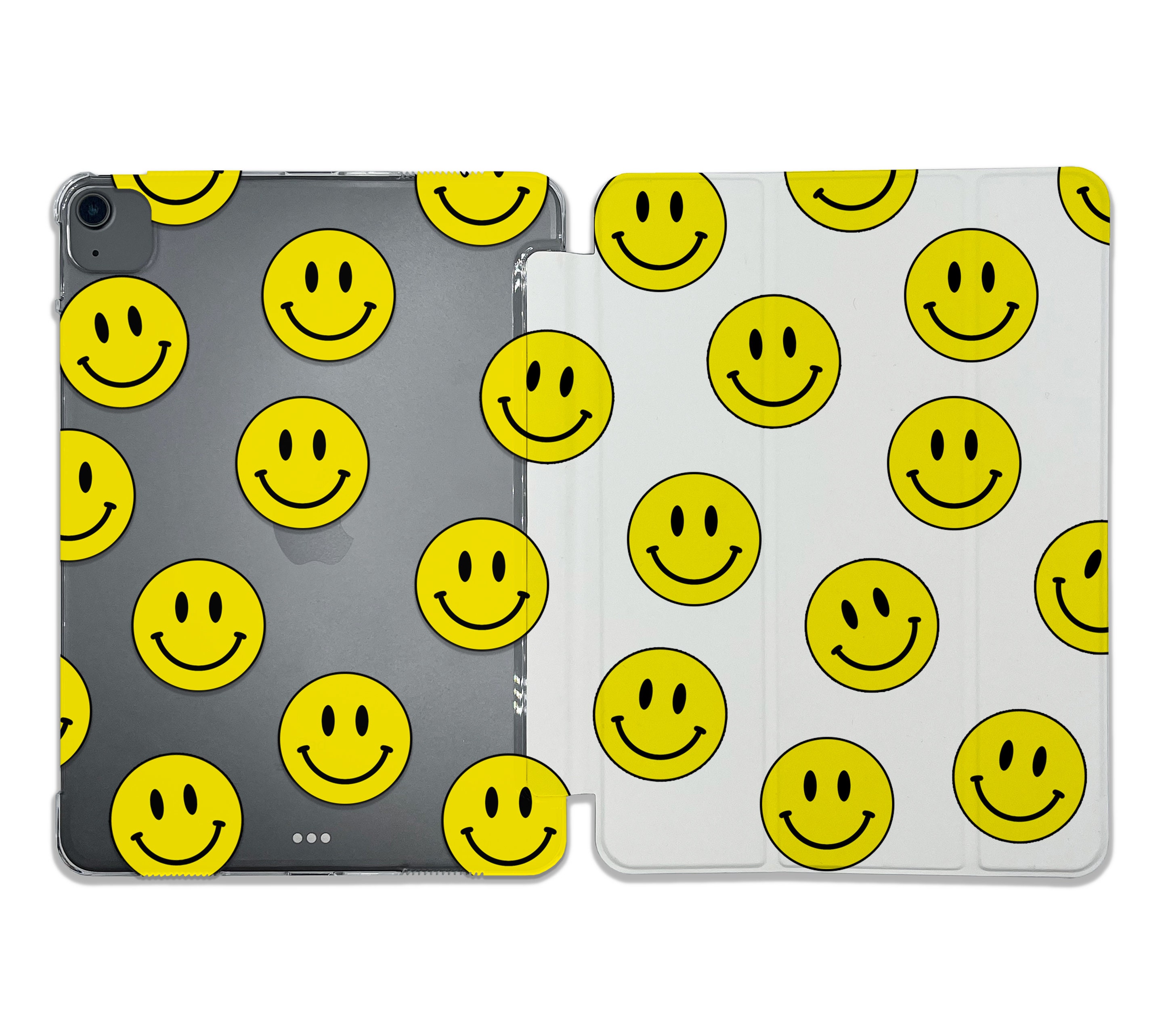 Smiley Face Ipad 10.5 2021 Case Yellow Pattern Ipad 12.9 Case | Etsy