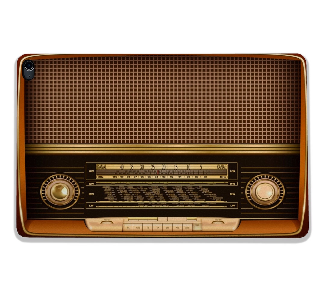 Vintage Radio 2025 iPad 11th 7th Gen Mini Retro Music 2024 iPad Air 11 ...