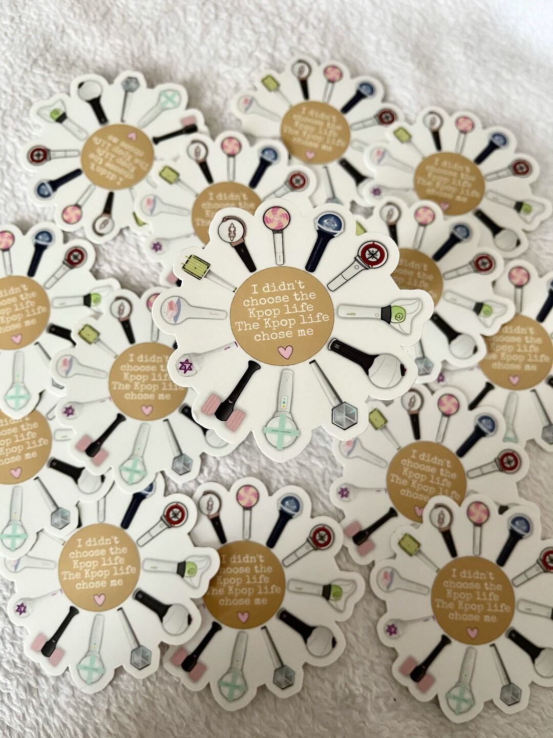 Kpop Lightstick Sticker /multistan Sticker - Etsy