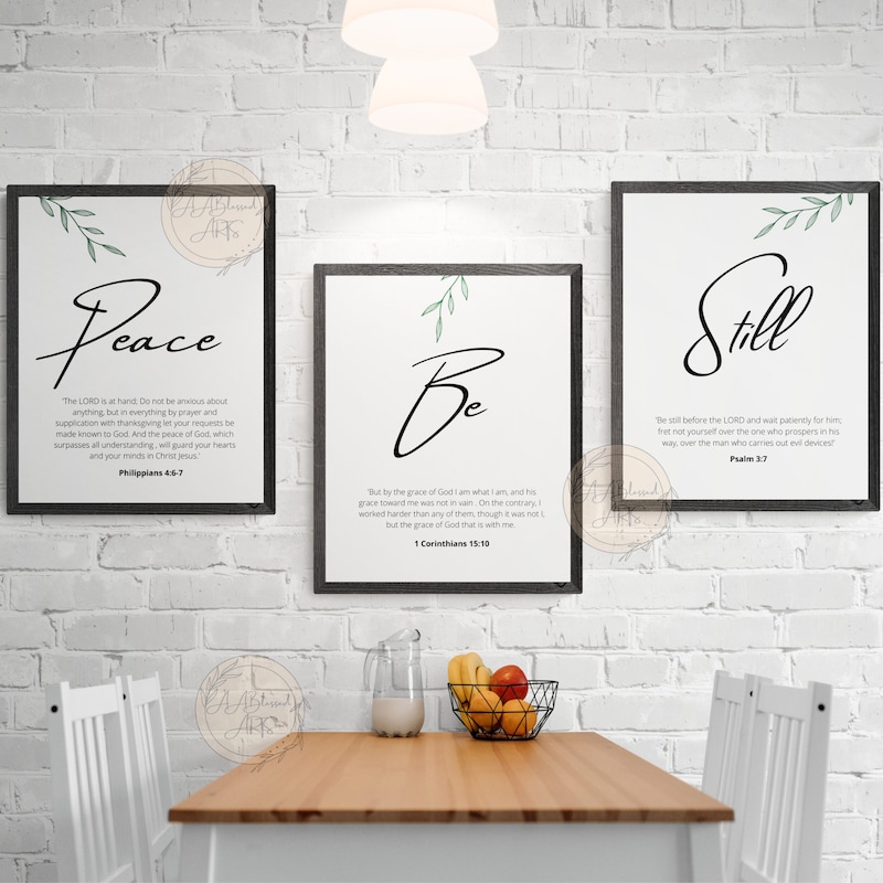 Peace Be Still Art - Etsy