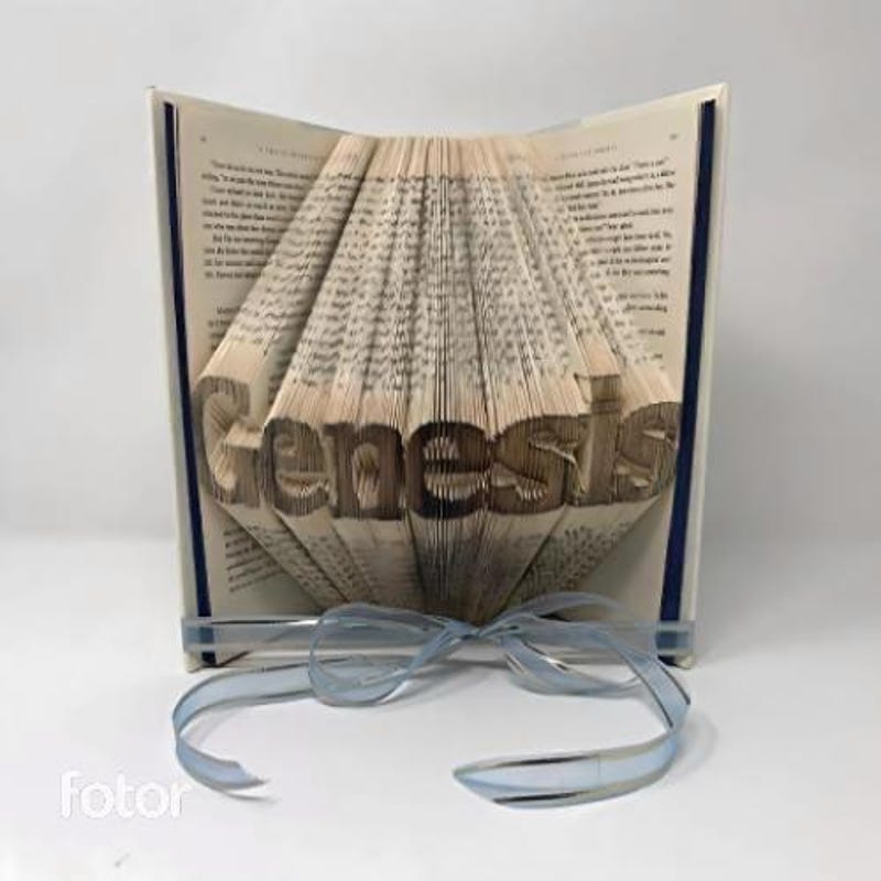 Read Book Folding Pattern - Etsy