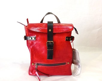 Made to Order Custom Order Large Handmade Latigo Leather Backpack Hand ...