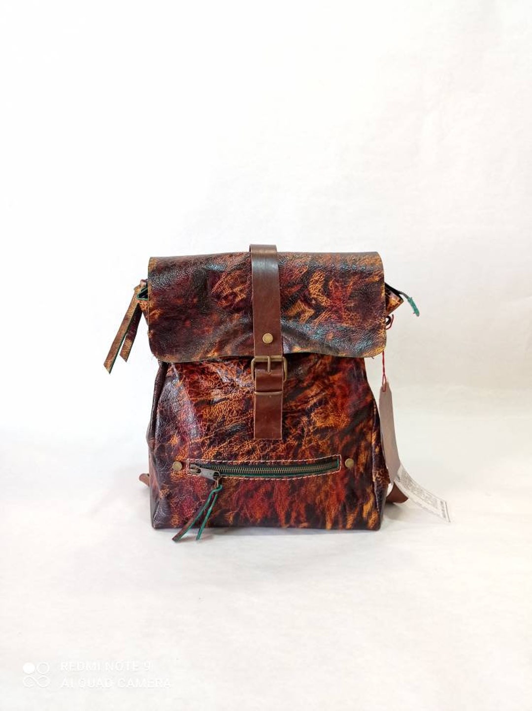 Custom Handmade Leather Backpack - Etsy