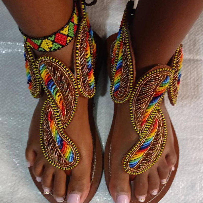 African Sandals - Etsy