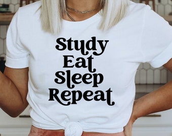 Eat Sleep Study - Etsy