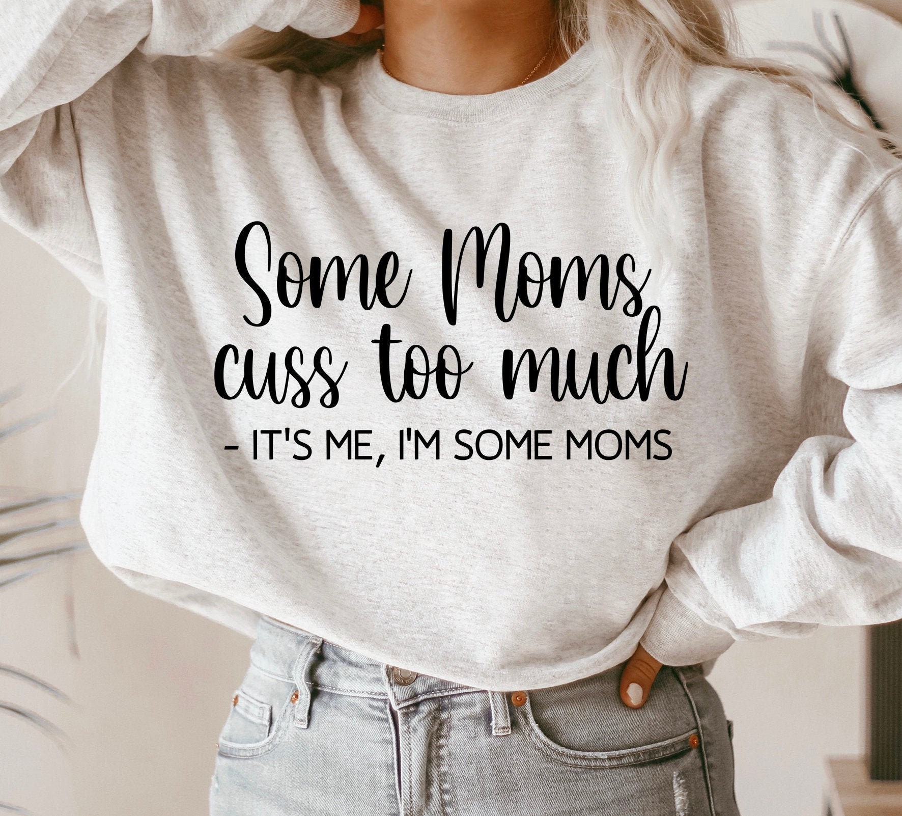 Some Moms Cuss Too Much Svg Funny Wine Glass Svg Mom Life - Etsy