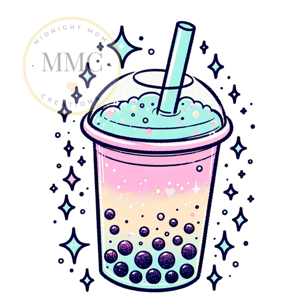 Boba PNG, Cute Boba, Bubble Tea PNG, Boba Tea Milk Tea Png, T-shirt Mug ...
