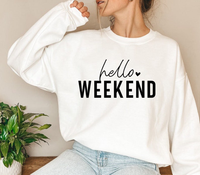 Hello Weekend Svg Weekending Svg Weekender Weekend Mode - Etsy Australia
